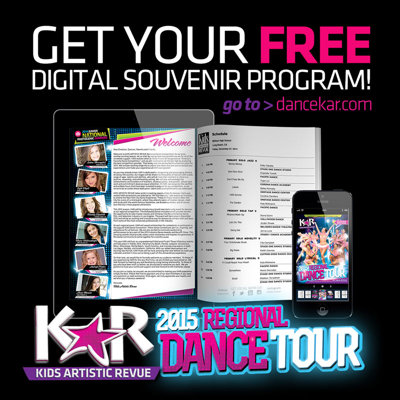 KAR Dance Competition - FREE DIGITAL SOUVENIR PROGRAM!